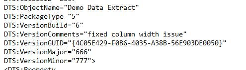 Checking the Version and Build Number of an SSIS Package - SQLMatters